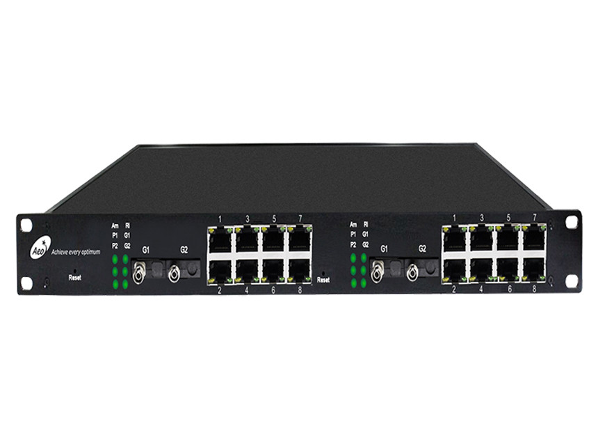 Rack Mount 1000M Gigabit Ethernet Fiber Switch , Managed Gigabit ...